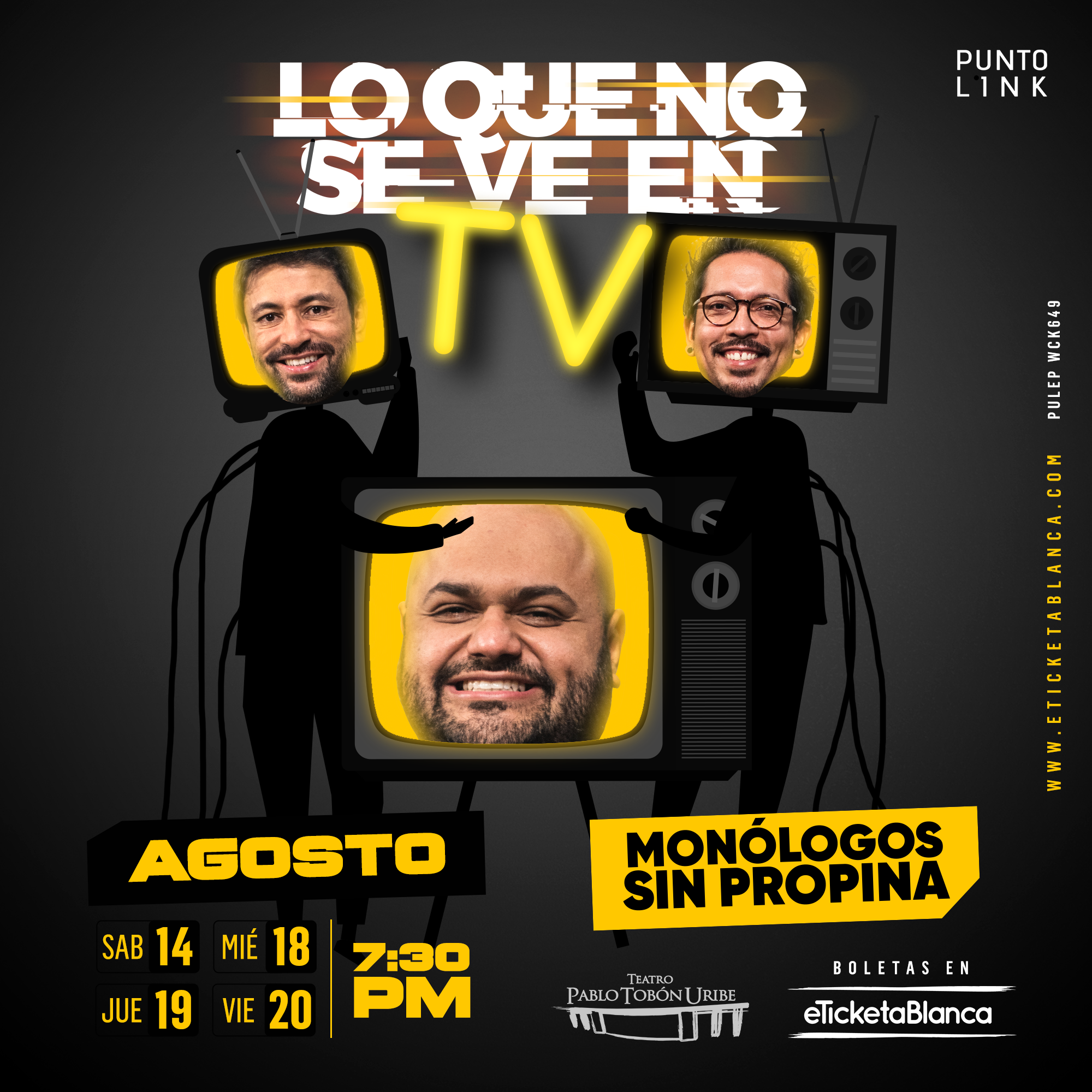 Lo que no se ve en TV - Monólogos Sin Propina Lo que no se ve en TV - Monólogos Sin Propina